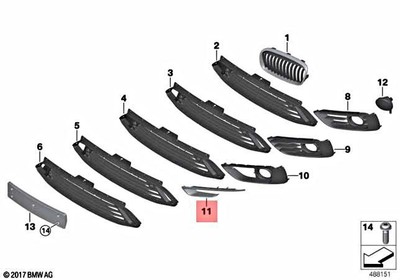 Genuine BMW F45 F46 214d 216d 216i 218d 218dX 218i Right Finisher ...