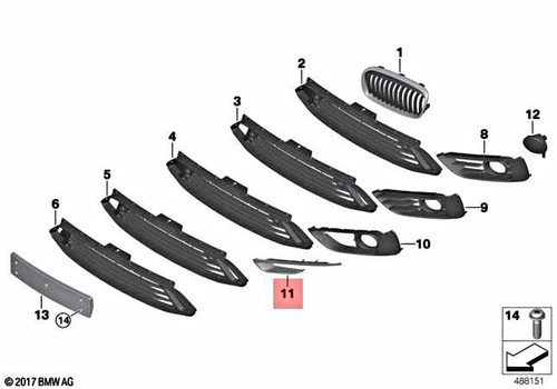 Genuine BMW F45 F46 214d 216d 216i 218d 218dX 218i Right Finisher ...