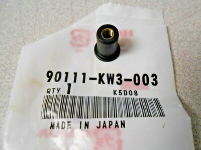 NOS Honda Cowl 5mm Nut 1990-2008 CBR1000 2001-2008 GL1800 90111-KW3-003 ...