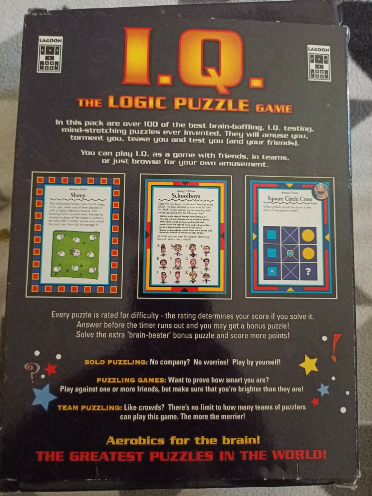The IQ Logic Puzzle Game 1998.USED.LIKE NEW | eBay Australia