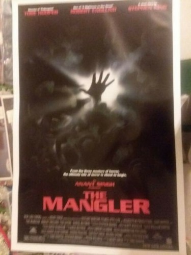 The Mangler, 1995, Mint Rolled One Sheet, a Tobe Hooper film, Stephen ...