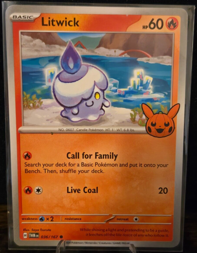 Pokémon TCG - Litwick - 36/167 - Trick or Trade 2024 | eBay