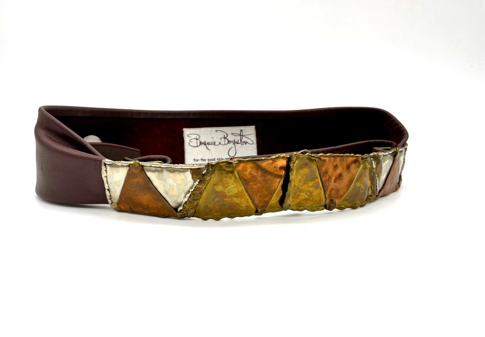 Vintage Bowie Boynton Brutalist Triangle Fused Copper… - Gem