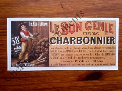 Publicité LE BON GENIE CHARBONNIER chauffage charbon advert | eBay