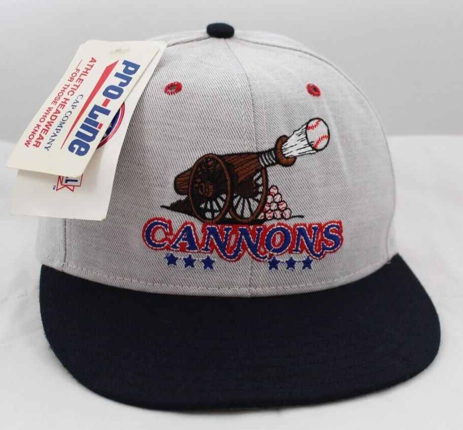Vtg Prince Williams Cannons Hat Pro Line Pro Model Fitted Size 6 3/4 ...