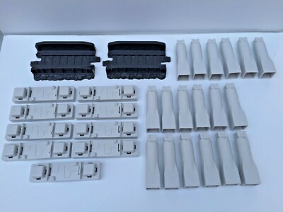 Fisher Price GeoTrax Train Bridge Overpass Black & Supports Risers Gray ...