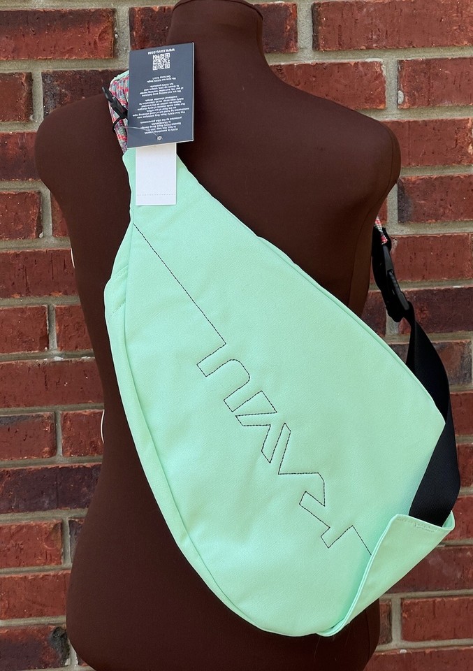 NWT KAVU Rope Sling Hiking Backpack w/Adjustable Shoulder Strap Cotton ...