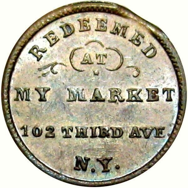 New York NY630BQ-2a R6 AU+ ** Philip J. Seiter's Meat Market ** Looks ...