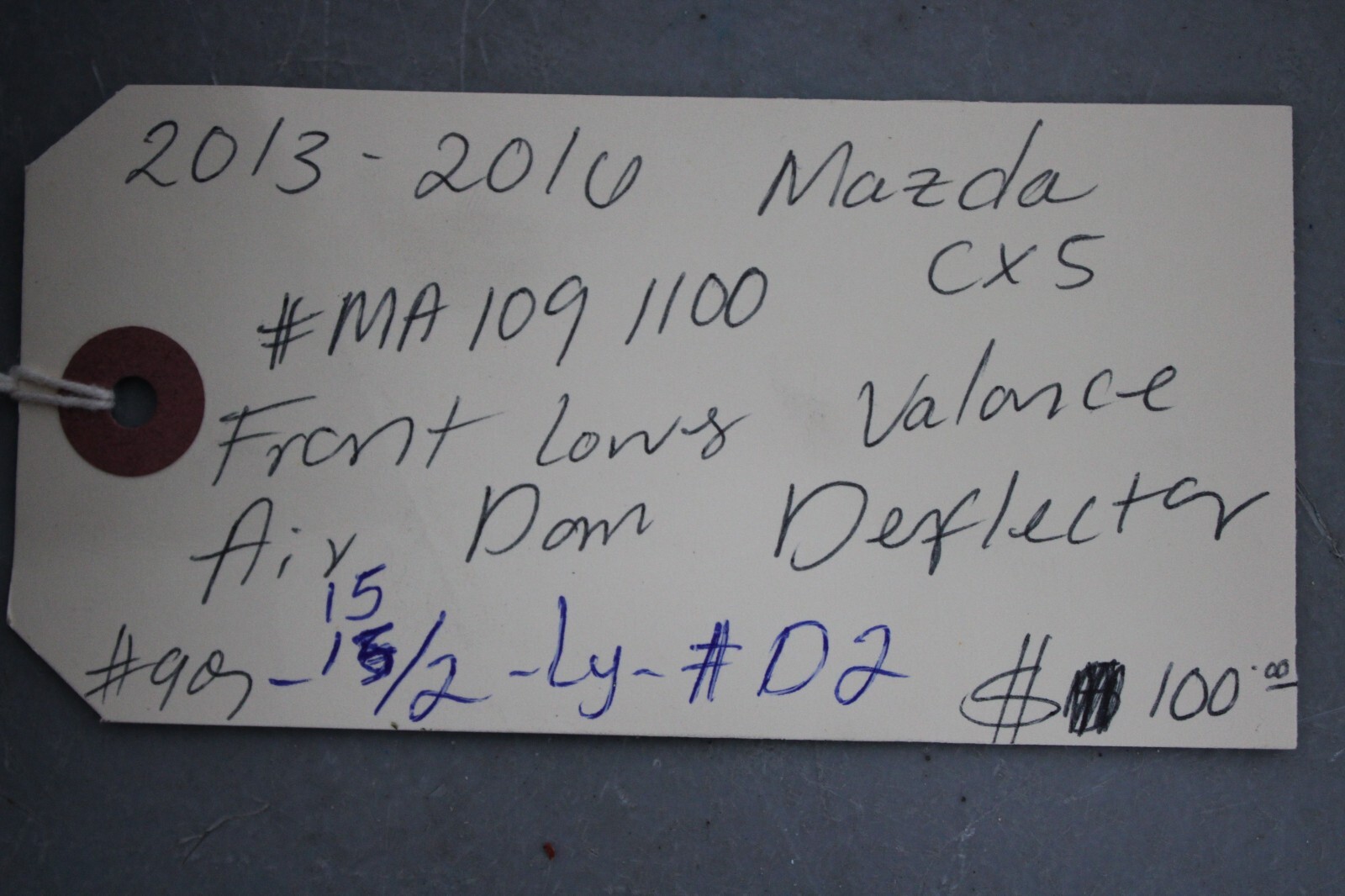 2013-2016 Mazda CX5 Front Lower Valance Air Dam Deflector | MA1091100 ...