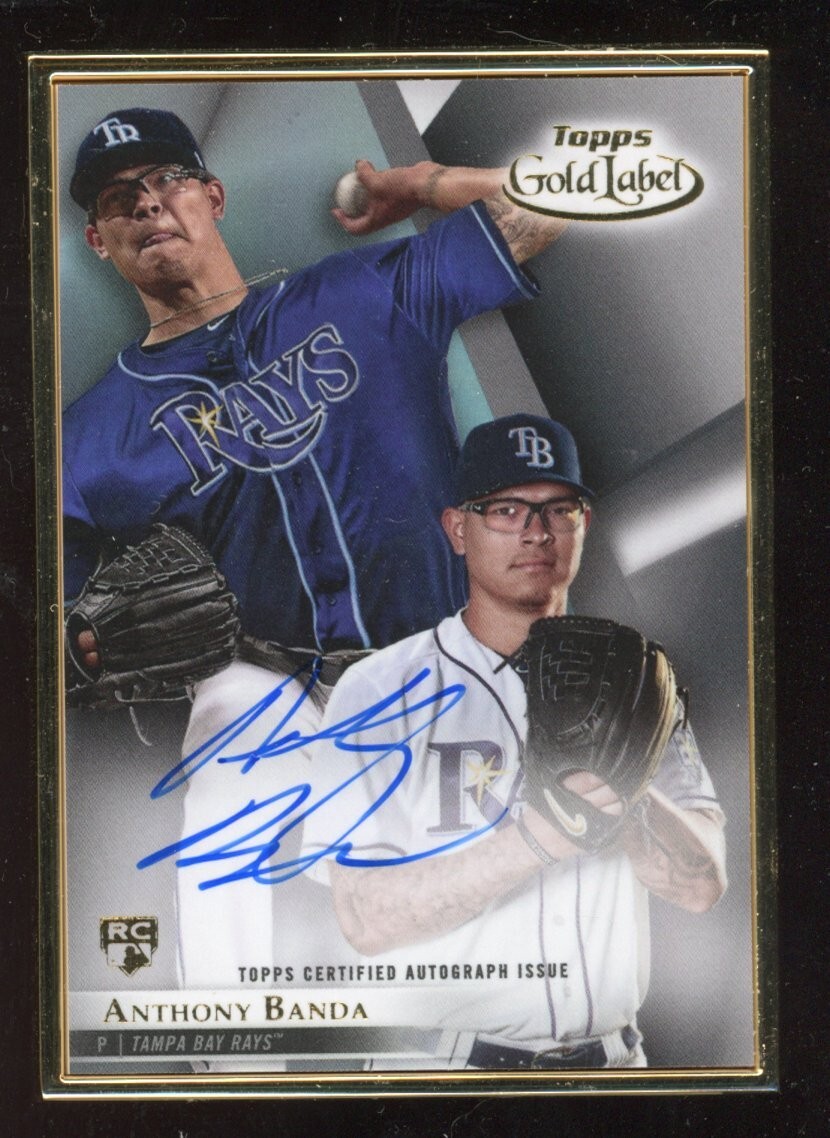 2018 Topps Gold Label - Gold Framed Autographs Anthony Banda #FA-AB (AU ...