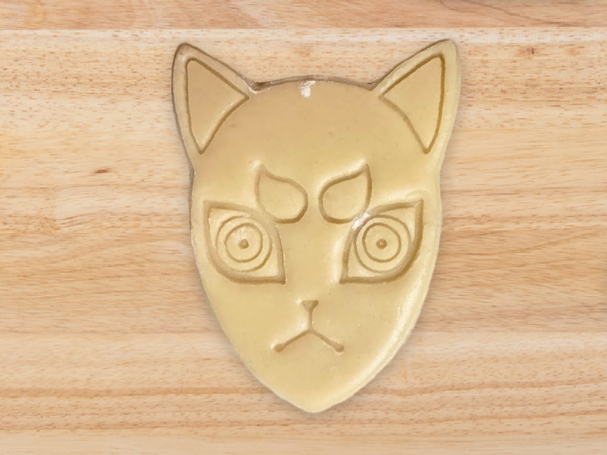 Kimetsu no Yaiba / Demon Slayer Giyu Kitsune Mask Cookie Cutter Press ...