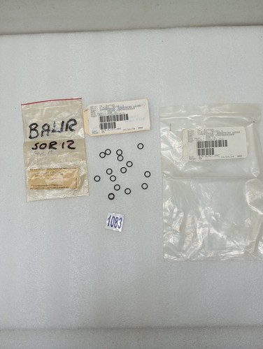 BAUER COMPRESSOR BREATHING O-RINGS 7X10X1.5 PARTNO. SOR 12 (LOT OF 15 ...