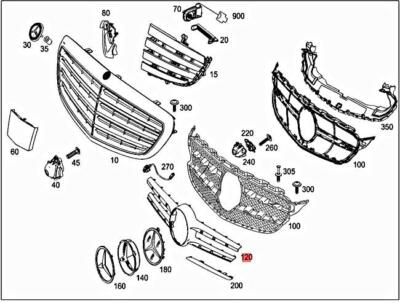 Genuine MERCEDES S205 W205 C-CLASS W205 Estate S205 Carrier ...
