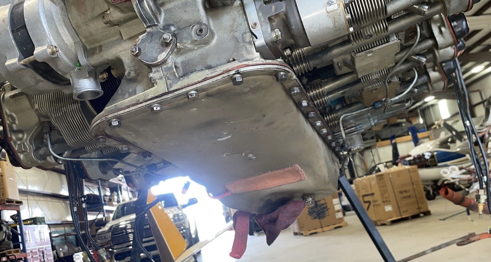 Continental TSIO-550-K1B 1927 TTSN Engine W/Accessories Seen Cirrus ...