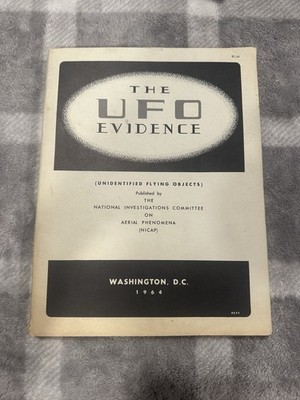 The UFO Evidence by Richard H. Hall (NICAP ed.), 1964, paperback ...