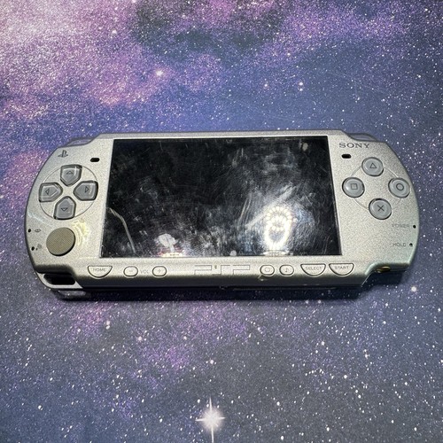 Sony PSP-2001 Handheld Console - Silver - FOR PARTS - NO CHARGER OR ...
