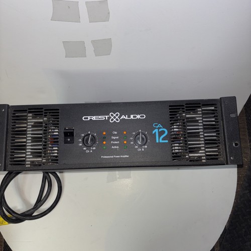 Crest Audio CA12 Commercial Power Amplifier 2-channel | eBay