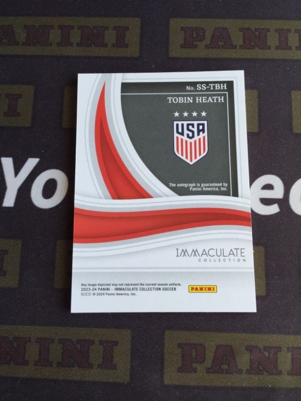 2023-24 Panini Immaculate Tobin Heath Shadowbox Autograph 86/99 USA ...