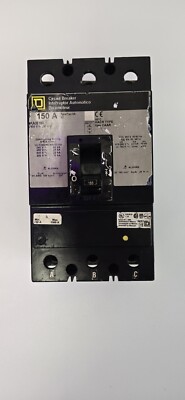 SQUARE D KA36150 CIRCUIT BREAKER SERIES 2 600VAC 250VDC 150A 3P | eBay