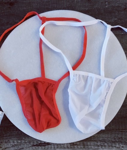 Men Sexy G-String T-back Lingerie See-through Underwear Male Thongs ...