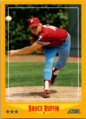 1988 Score Baseball #492 Bruce Ruffin | eBay