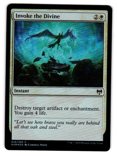 Magic the Gathering Kaldheim Foil Invoke the Divine | eBay
