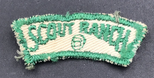 Vintage Boy Scouts BSA Green Scout Ranch Curved Segment Tab Patch 1.75 ...