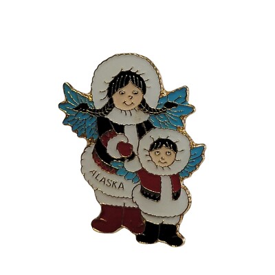 ALASKA Eskimo Angels Travel Pin - Mother Child | eBay