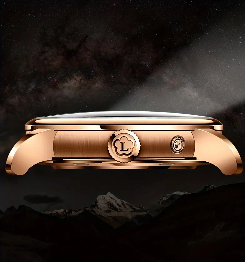 Lobinni Men's Automatic Mechanical Watch Seagull Movement with Sapphire ...