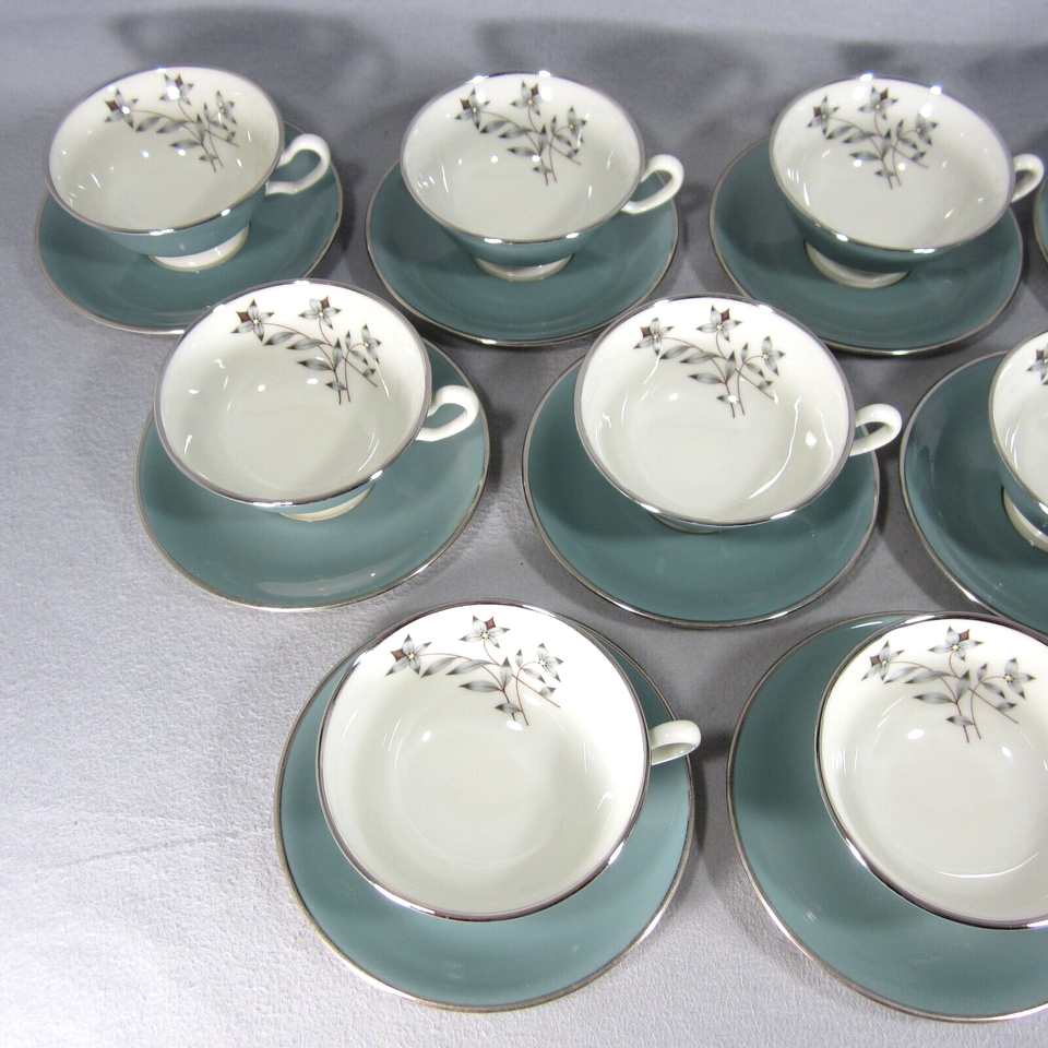 12 Lenox Kingsley Cup and Saucer Sets - 1960s - Excellent Condition | eBay