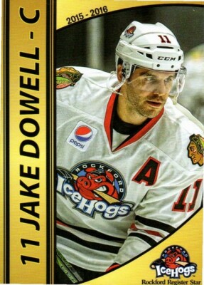Jake Dowell 2015-16 Rockford IceHogs | eBay