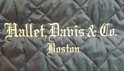 Hallet-Davis Lightweight Quilted Cover Logo on Front for Model 165C ...