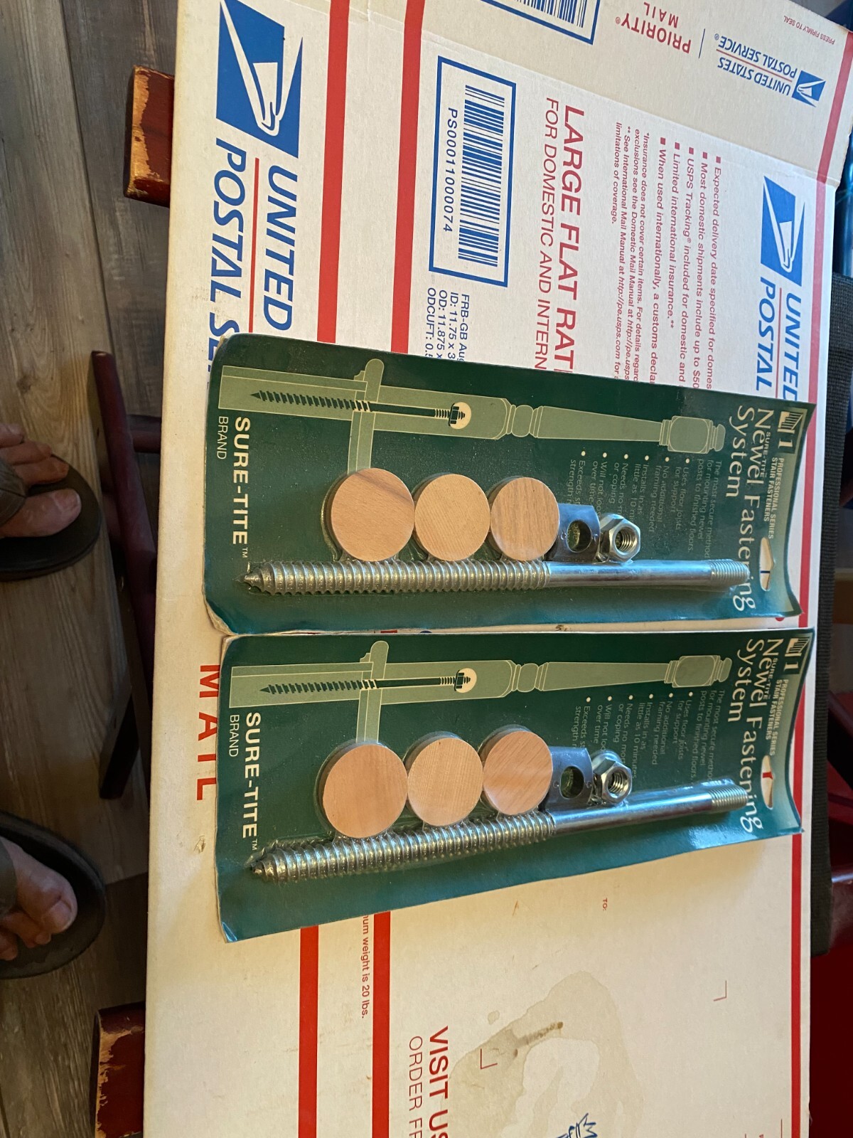 SURE-TITE Newel Fastening System No. C-3008 Newel Post Fasteners Lot of ...