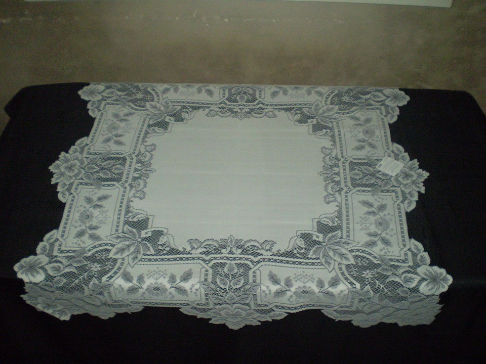 Heritage Lace 36" Heirloom Table Topper | eBay