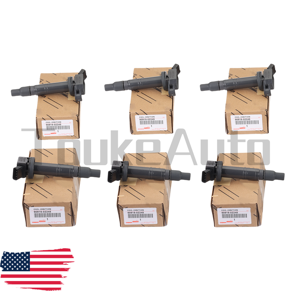 6PCS OEM For 05-12 Toyota 4Runner Tacoma 90919-02248 UF495 Ignition ...