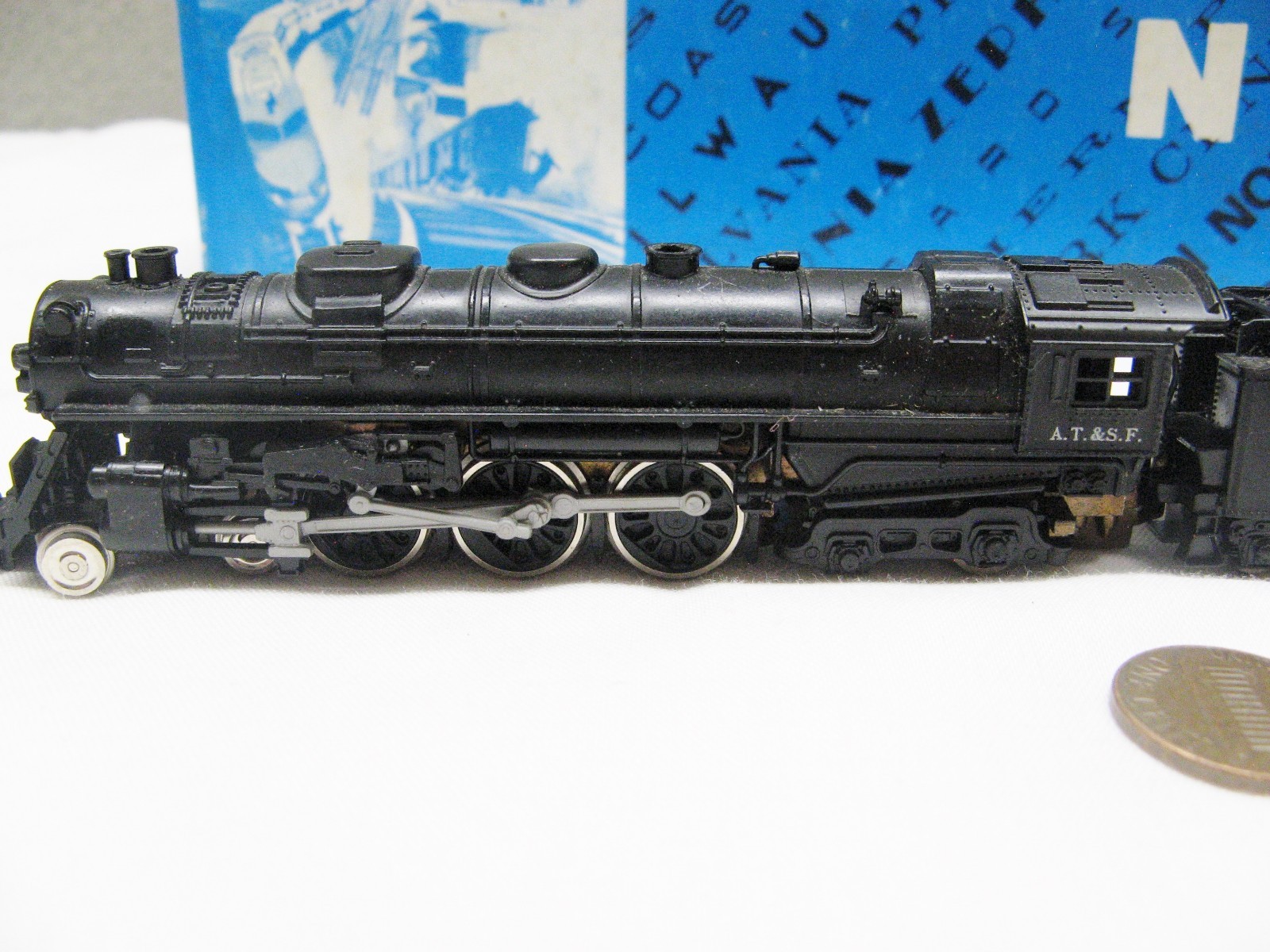 CON-COR N Scale Santa Fe 3472 Steam Engine Locomotive | eBay