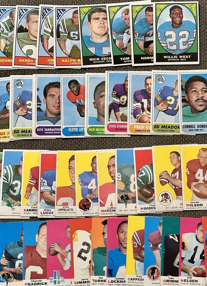 Vintage Football Card Collection - 1950-60s - 359 Different - Topps ...