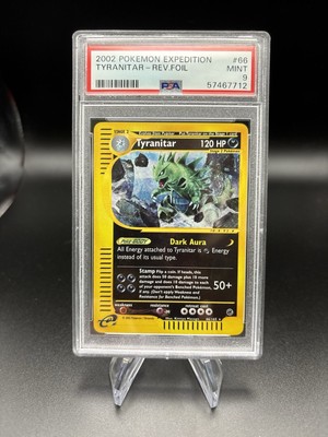 Pokemon Tyranitar Expedition Reverse Holo Rare #29 PSA 9 Mint | eBay