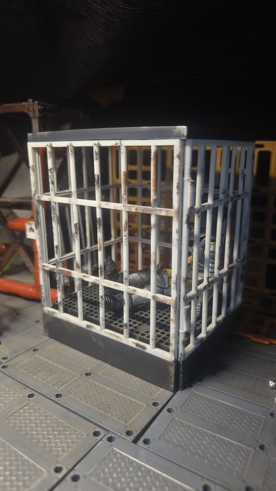 1/12 Scale Jail Prison Cell Diorama Prop Set for 6"Action Figure ...
