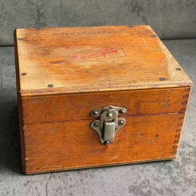 Antique Wooden Instrument Tool Box Cheney England Latch Dovetail ...