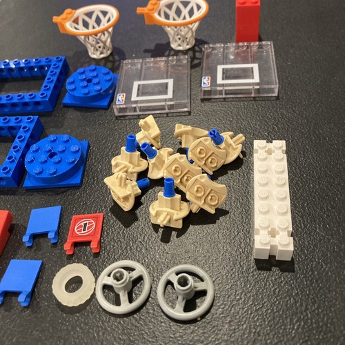 LEGO NBA 3433 Basketball Net With Orange Hoop Flags Backboard Parts ...