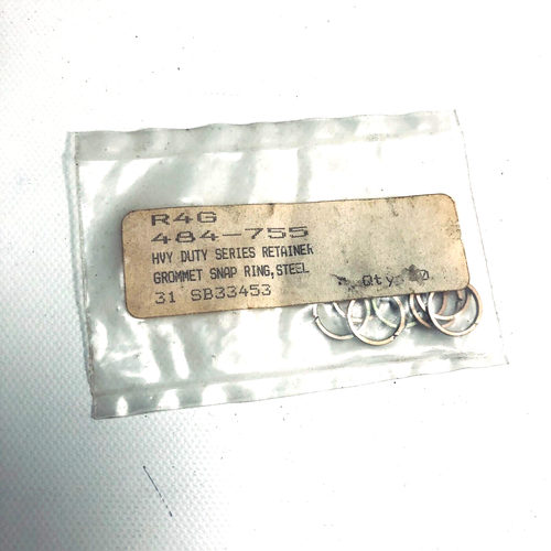 NOS Aviation Aircraft Part R4G 484-755 Retainer Grommet Snap Rings 10 ...