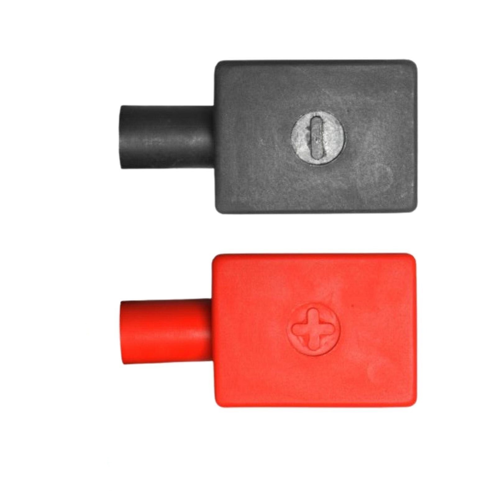 2x Battery terminal covers for Negative and Positive Terminals Straight ...