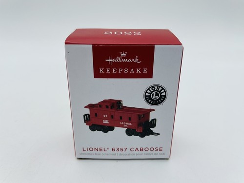 New Hallmark LIONEL 6357 Caboose Train Keepsake Ornament MINIATURE 2022 ...