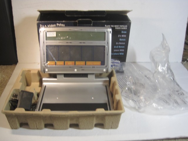 2007 RecZone 955 Video Poker Game 7 in 1 Portable Color Touch Screen ...