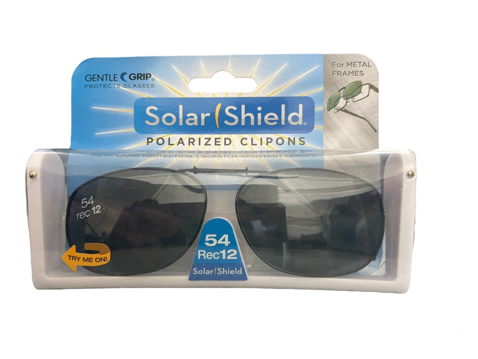 Solar Shield ClipOns (52 Rec 15) (Black/Rimless) | eBay