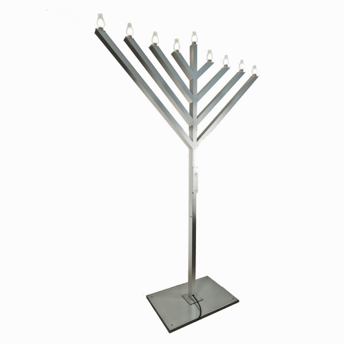 MENORAH.net 9 Ft. LED Indoor/Outdoor Menorah W/Auto Digital PCB Board ...