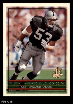 1996 Topps #18 Rob Fredrickson Raiders Michigan St 8 - NM/MT | eBay