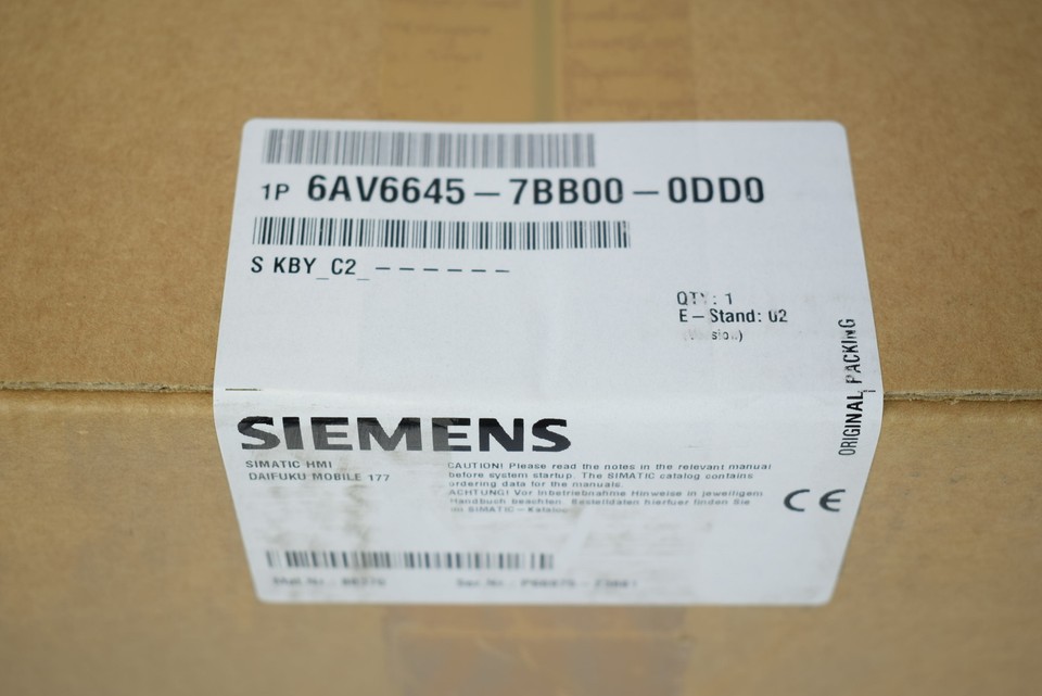 Siemens simatic Series 170 Mobile Panel 177 PN HMI Touch 6AV6645-7BB00 ...