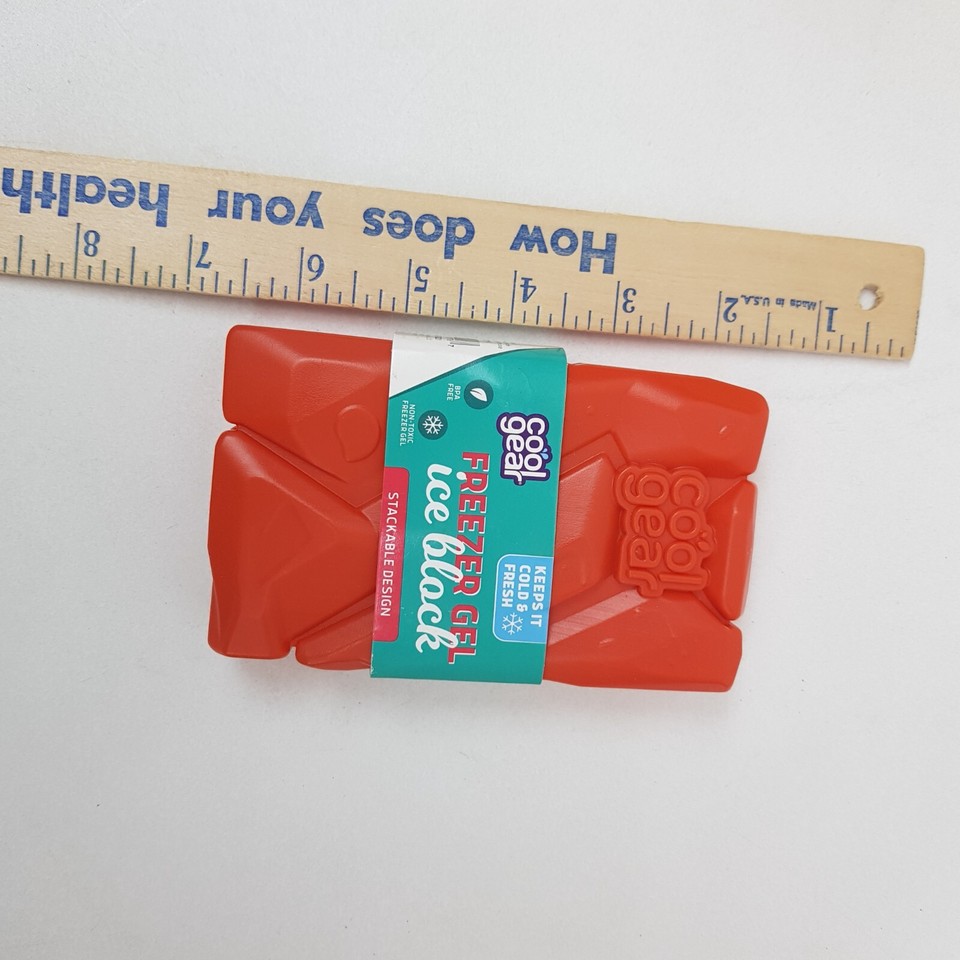 5 Varied Color Freezer Gel Ice Block Pack Lot of Cool Gear BPA free ...